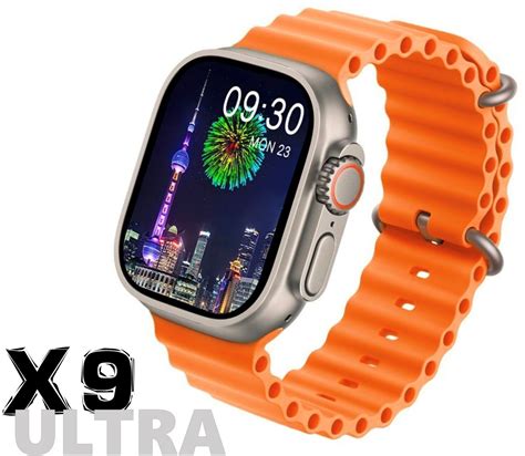 Смарт часы Х9 ULTRA Amoled экран / Умные часы Smart Watch 49mm / 2 ...