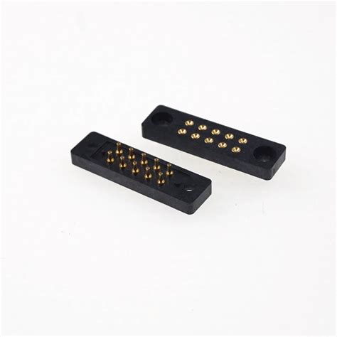 수 암 스프링 장착 포고 핀 커넥터 1 쌍 10 핀 2x5 위치 피치 30mm 패널 장착 플랜지 Pcb Smd 15a 12v커넥터 Aliexpress