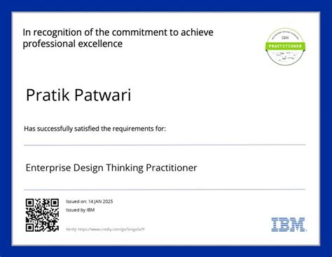 Pratik Patwari On Linkedin Designthinking Learningjourney Ibm