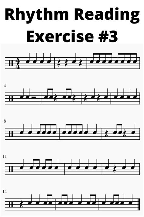Pin On Rhythm Reading Exercises
