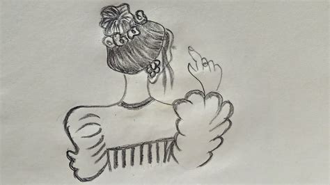 How To Draw Girl With Side Face Step By Step FarjanaDrawingAcademy YouTube