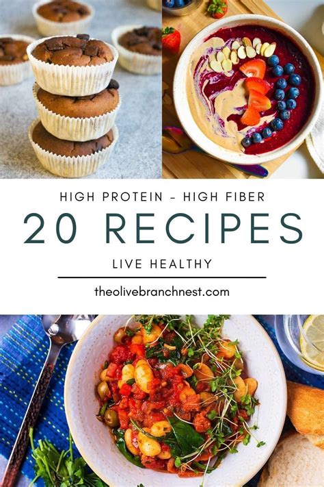 20 Delicious High Fiber And High Protein Recipes High Fiber Meal Plan