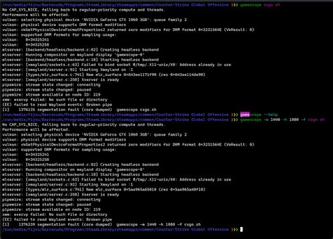 Nvidia Linux Native Games Refuse To Start Issue ValveSoftware Gamescope GitHub