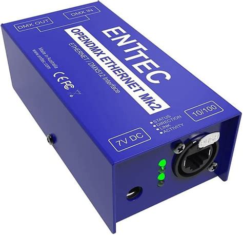 ENTTEC Open DMX Ethernet ODE Interface Pin To Reverb