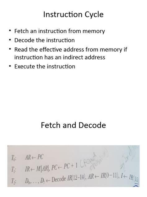 Flowchart For Instruction Cycle Pdf