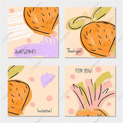 손으로 그린 창의 초대 인사말 카드 포스터 템플릿 Psd 다운로드 디자인 자료 다운로드