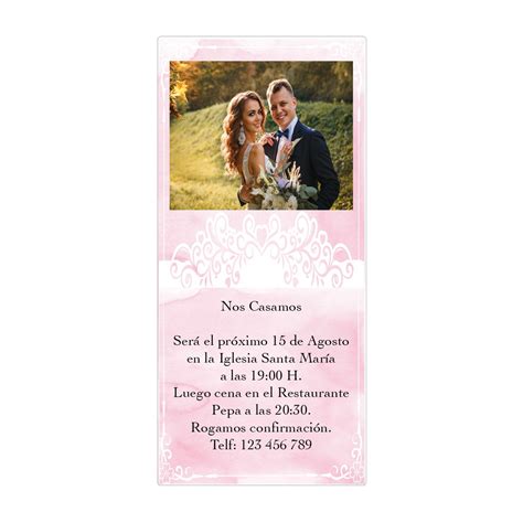 Invitaciones De Boda Postales Con Fotos Personalizadas Tarjetas De