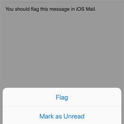 How To Flag Messages In The IPhone And IPad Mail App