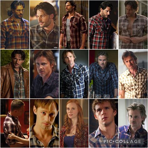 True Blood Flannel Shirt Collection Alcide Wears Flannel Shirt A Lot