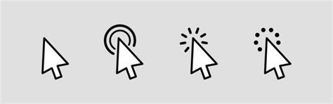 Mouse Cursor Vector Art Icons And Graphics For Free Download