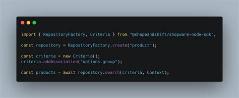 github shape and shift shopware node sdk node sdk for shopware