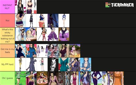 Ranking Nico Robins Outfits Tier List Community Rankings Tiermaker