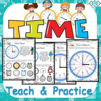 Analog Clock Telling Time Teach And Practice To Master Telling The Time