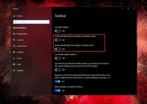 How To Auto Hide The Taskbar In Windows Windows Central