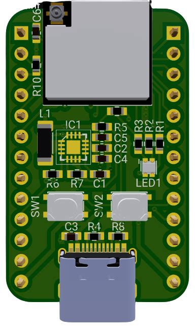 Schematic For Esp32 C6 Mini 1u Reference Design This Is A