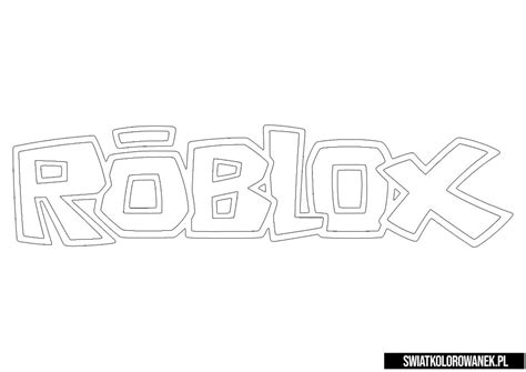 Roblox Logo Kolorowanka The Perfect Roblox Robloxlogo Robloxnewlogo