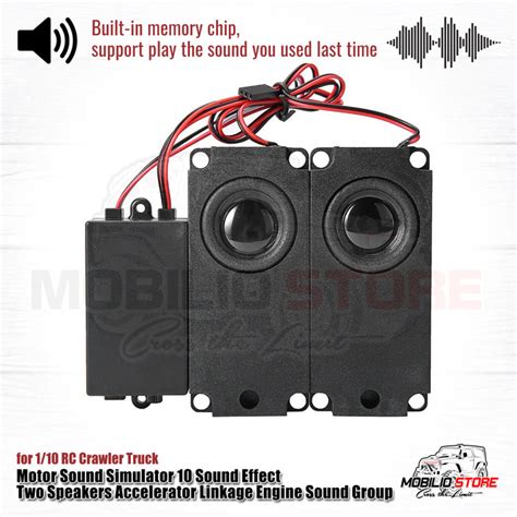 Jual Speaker Motor Sound Simulator 10 Sound Engine Effect Rc 110 Car