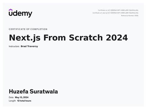 Huzefa Suratwala On Linkedin Just Completed This Udemy Course