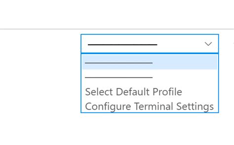Select Default Shell Shows Up In Yarn Web · Issue 118978 · Microsoft