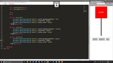 Javascript For Beginners Traffic Signs Web Application Youtube