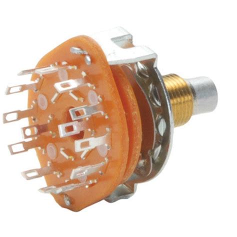 Parts Express Rotary Switch 1 Pole 12 Position Non Shorting