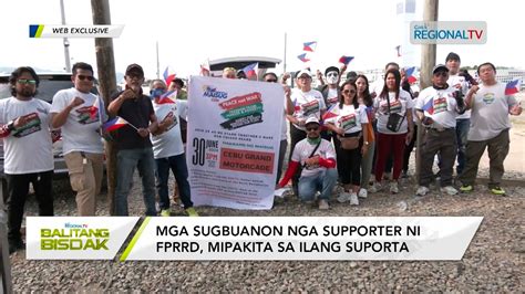 Fprrd Mibisita Sa Tacloban City Atol Sa Ilang Kapistahan Walay Rally