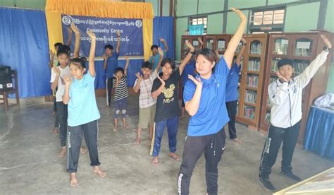 ရွှေတောင်မြို့နယ် Community Centre ခန်းမတွင် အခြေခံအေရိုးဗစ် သင်တန်းဆင်းပွဲကျင်းပ