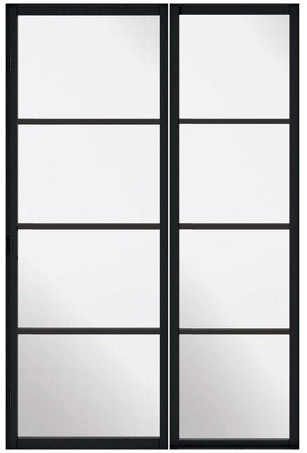Soho Black Offset French Door Black Soho Offset French Doors