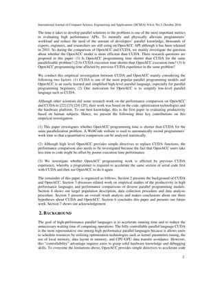 COMPARING PROGRAMMER PRODUCTIVITY IN OPENACC AND CUDA AN EMPIRICAL INVESTIGATION PDF