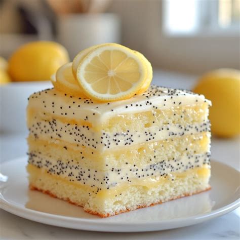 Lemon Poppy Seed Cake With Glaze 2