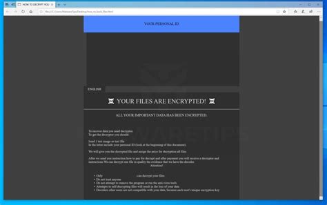 How To Remove SECURE Ransomware Virus Removal Guide