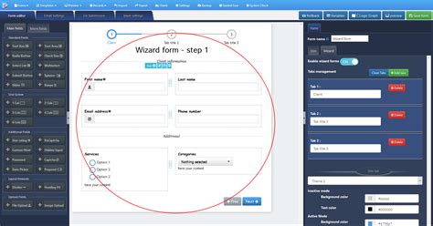 wizard form softdiscover support