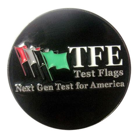 46 Ts Tgbc Datalinks Test Flight Challenge Coin 46th Test Squadron Coins