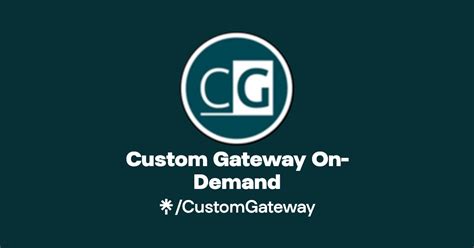Custom Gateway On Demand Instagram Linktree