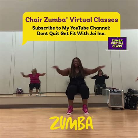 Subscribe Virtual Chair Zumba Classes Zumba For Beginners Youtube