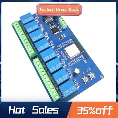 Dc 5 30v Power Supply Esp32 Wifi Bluetooth Moduel Ble Eight Way Relay Esp32 Wroom Secondary