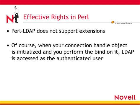 Ppt Using Acls In Ldap Creating A Secure Novell Edirectory