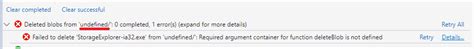 fail to delete adls gen2 blob snapshots · issue 5593 · microsoft