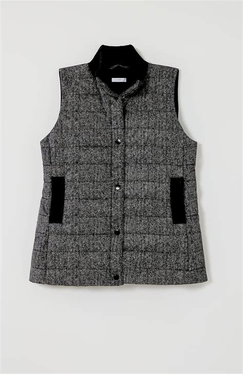 Mixed Media Puffer Vest Refresh Your Wardrobe With New Jjill Womens