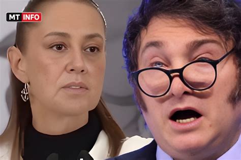 La Presidenta De México Sacó De Paseo Sin Correa A Milei Y Lo Dejó En