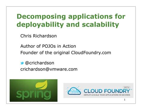 Decomposing Applications For Scalability And Deployability April 2012
