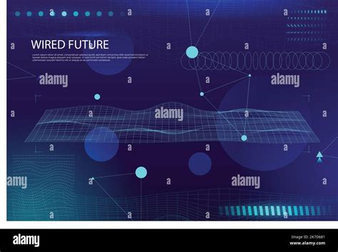 Gradient Abstract Wireframe Background Vector Design Illustration Stock Vector Image And Art Alamy