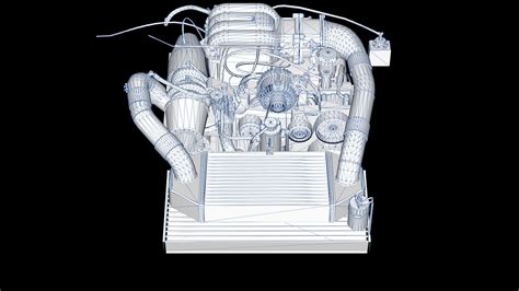 13b Turbo Rotary Engine 3d Model By Impulse99