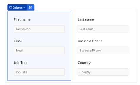 What Is The Correct Layout For Your Marketing Forms D