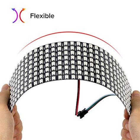 Btf Lighting Ws2812b Rgb 5050smd Individually Addressable Digital 8x32 256 Pixels 12 5in X 3 1in