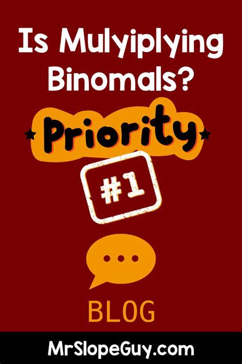 Free Multiplying Binomials Worksheet Polynomials Activity Math Teacher Algebra Worksheets