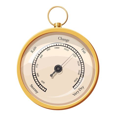 Metal Framed Hygrometer Icon Cartoon Style 15107451 Vector Art At Vecteezy