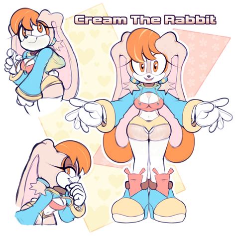 Rule 34 Aged Up Big Breasts Breasts Cosmicpussycat Cream The Rabbit Long Sleeves Mobian
