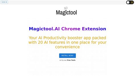 Magictoolai Chrome Extension Dotheai