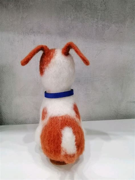 Валяная из шерсти Собака Макс в интернет магазине на Ярмарке Мастеров Войлочная игрушка Тула